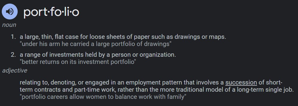 What is a portfolio and how to build one - ChatUPA Academy - College ...